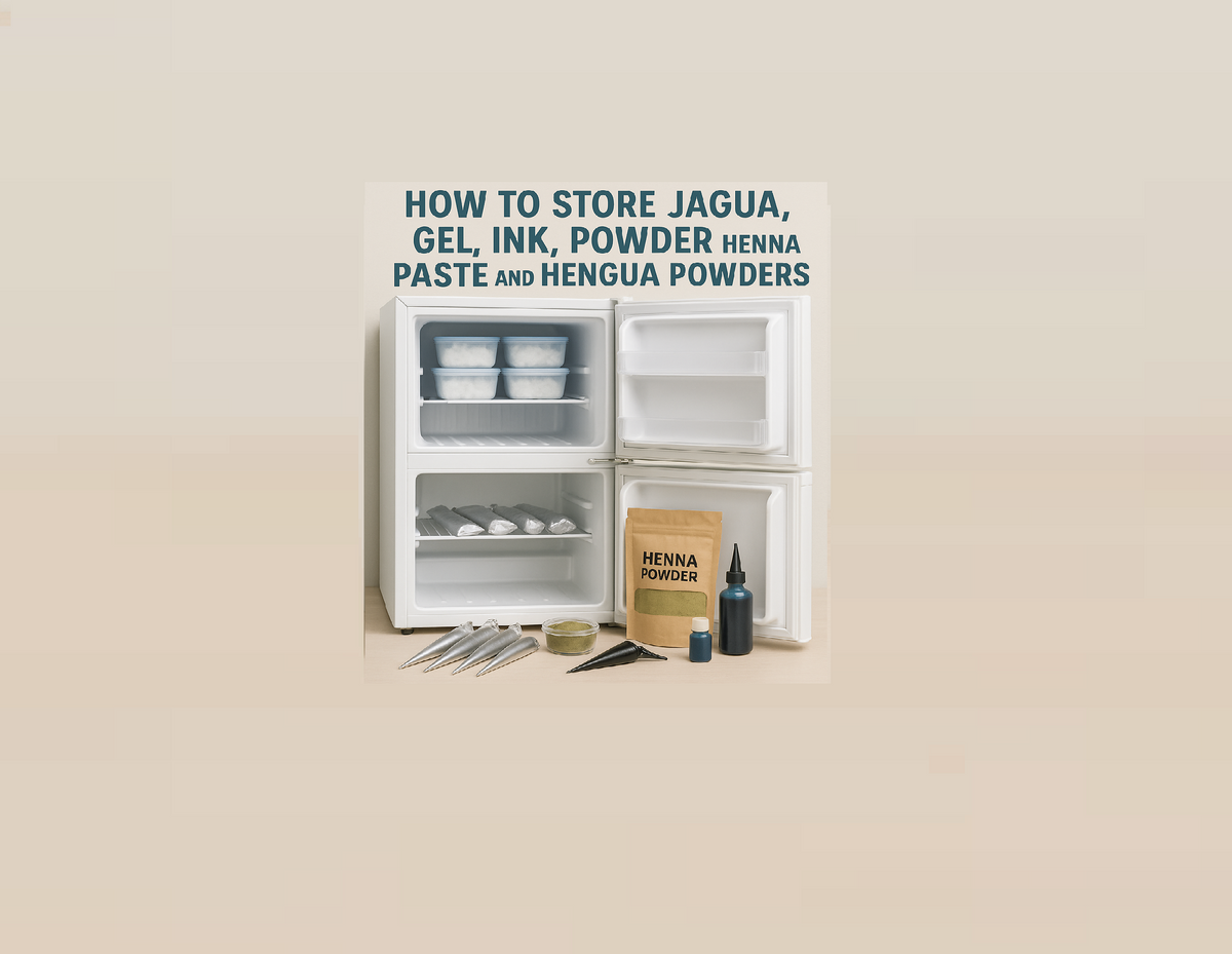 How to Store Jagua Gel, Henna Paste & Powders – Keep Your Stain Fresh ...